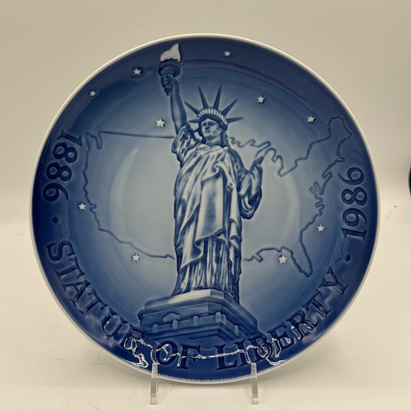 Royal Copenhagen | Accents | Centennial Plate For The Statue Of Liberty ...